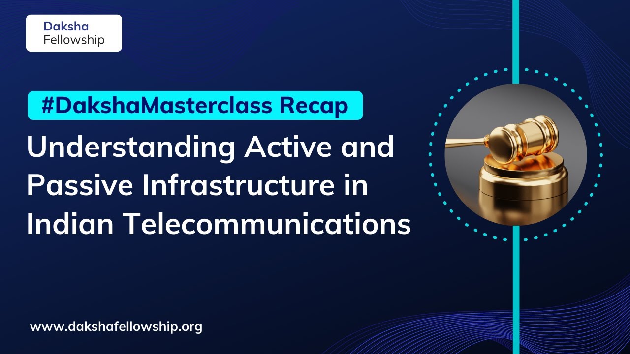 Active and Passive Infrastructures in Indian Telecommunications | TRAI ...