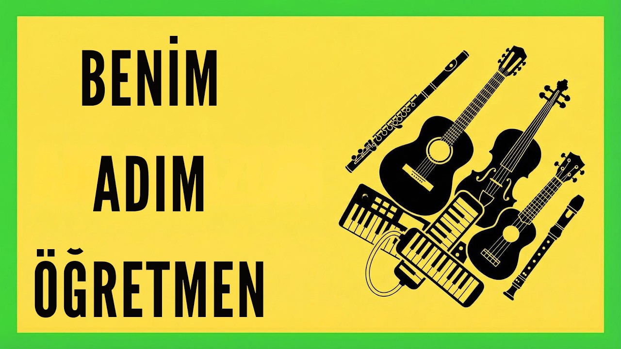 BENİM ADIM ÖĞRETMEN--Bm--(Play Along)--:Guitar,Keyboard,Flute,Melodica ...