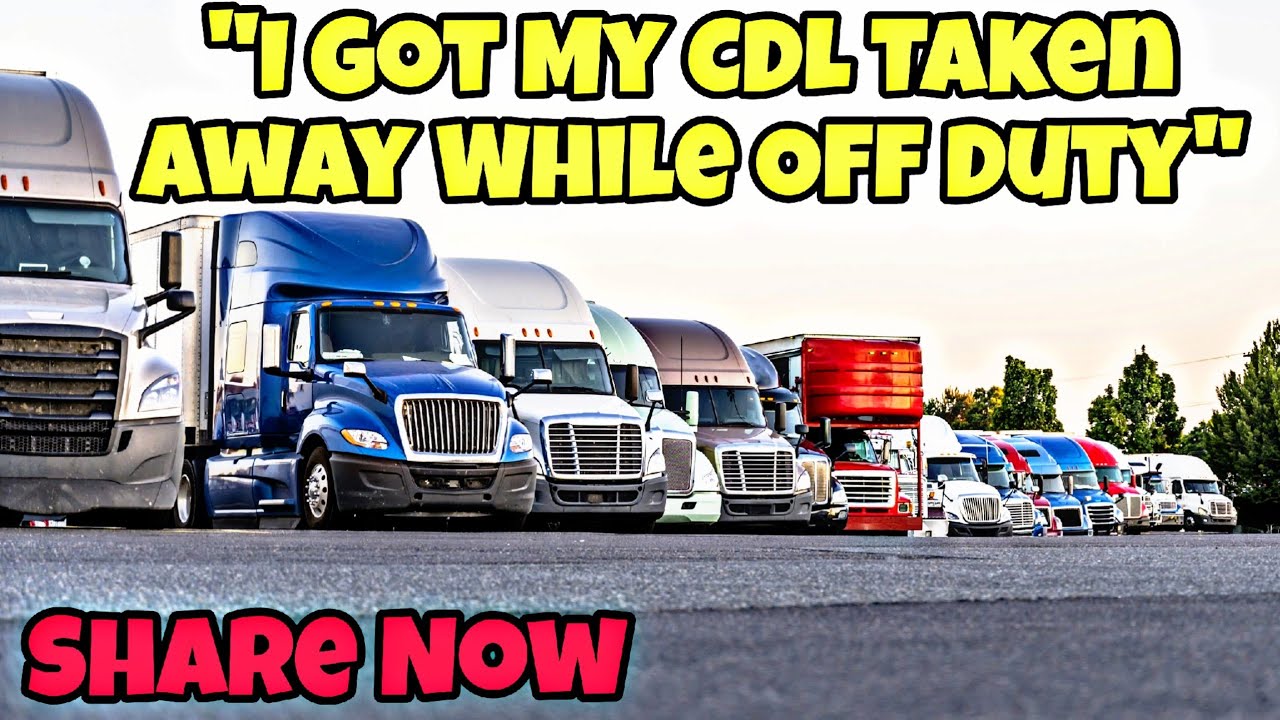 Share Now! All Truck Drivers Will Get Their CDL Taken Away For Doing ...