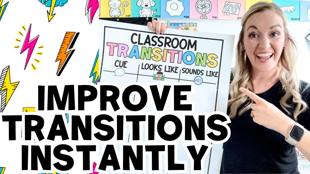 This Anchor Chart Will Cut Transition Time in HALF - YouTube