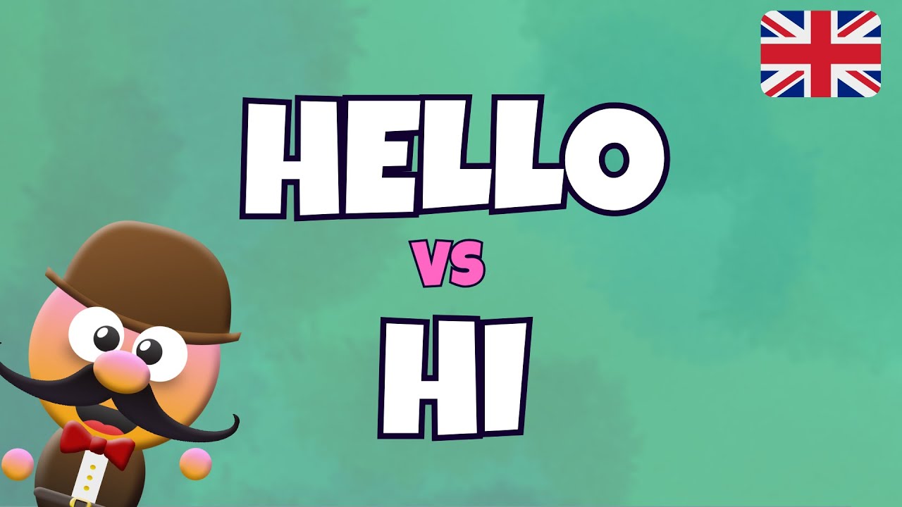 HELLO VS. HI - INGLÉS PARA NIÑOS CON MR.PEA - ENGLISH FOR KIDS - YouTube