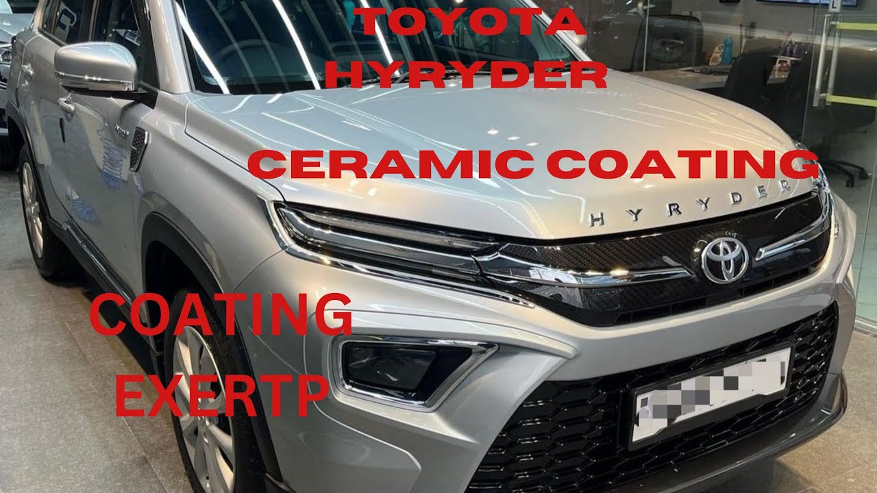 Toyota Urban Cruiser Hyryder Complete ceramic Coating Process - YouTube