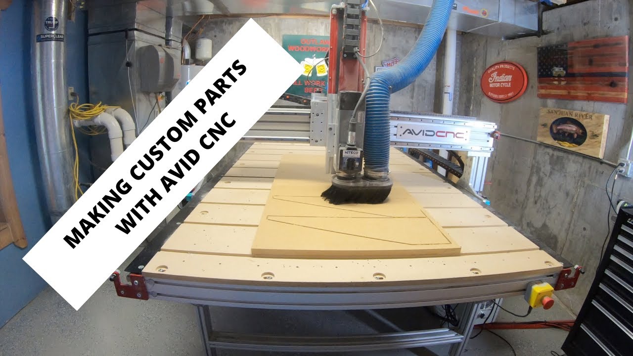 CUSTOM PARTS ON AVID CNC - YouTube