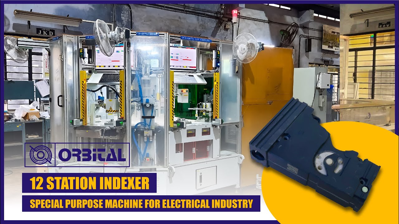 12 station Indexer | Special Purpose machine for electrical industry ...