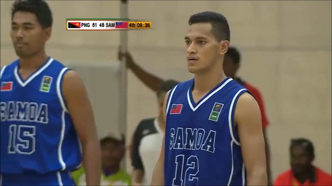 Euta Ezra Collins Samoa Basketball Highlights - YouTube