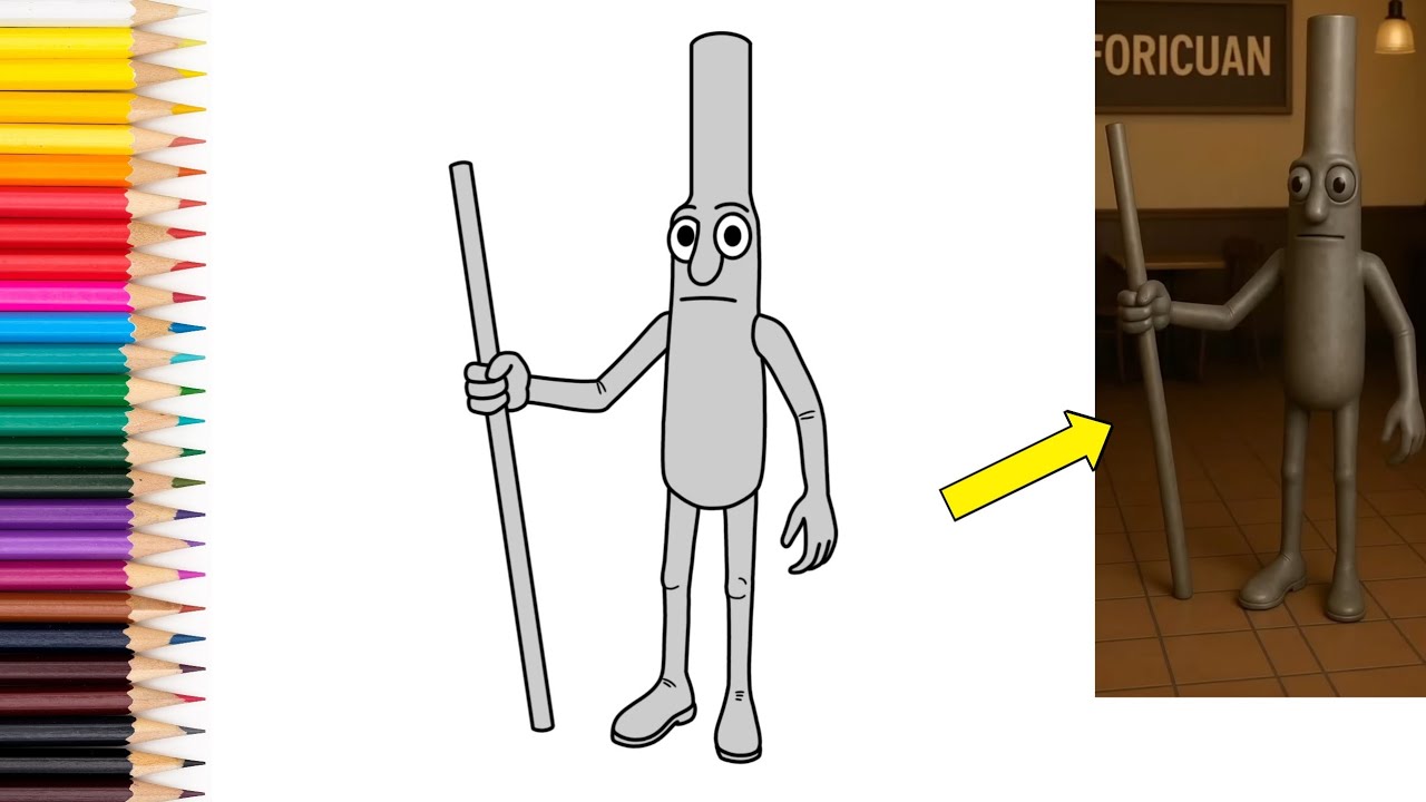 How to draw To To To Sahur - YouTube