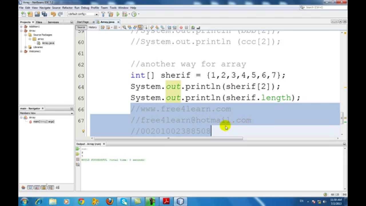 Lecture 002 M180 Arrays #02 - YouTube