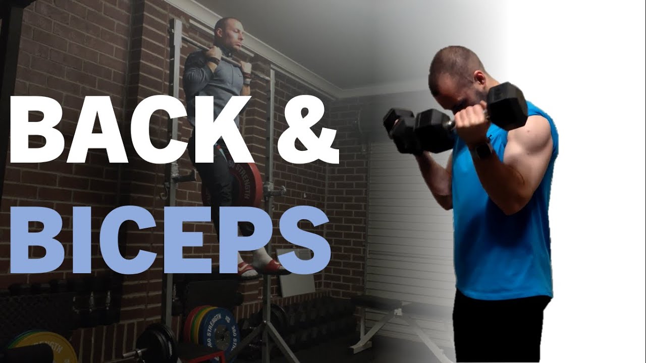 Back & Biceps Hypertrophy Training Session | Pull-Ups, Seated Cable Row ...