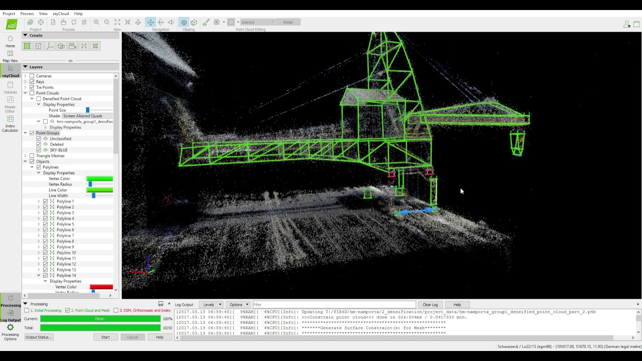 Pix4Dmapper Pro 3D Structure - YouTube