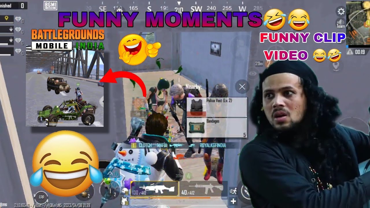 best funny moments bgmi 😂😂😂funny clip 😄 - YouTube