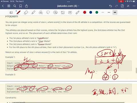 贾考博 LeetCode 506. Relative Ranks - YouTube