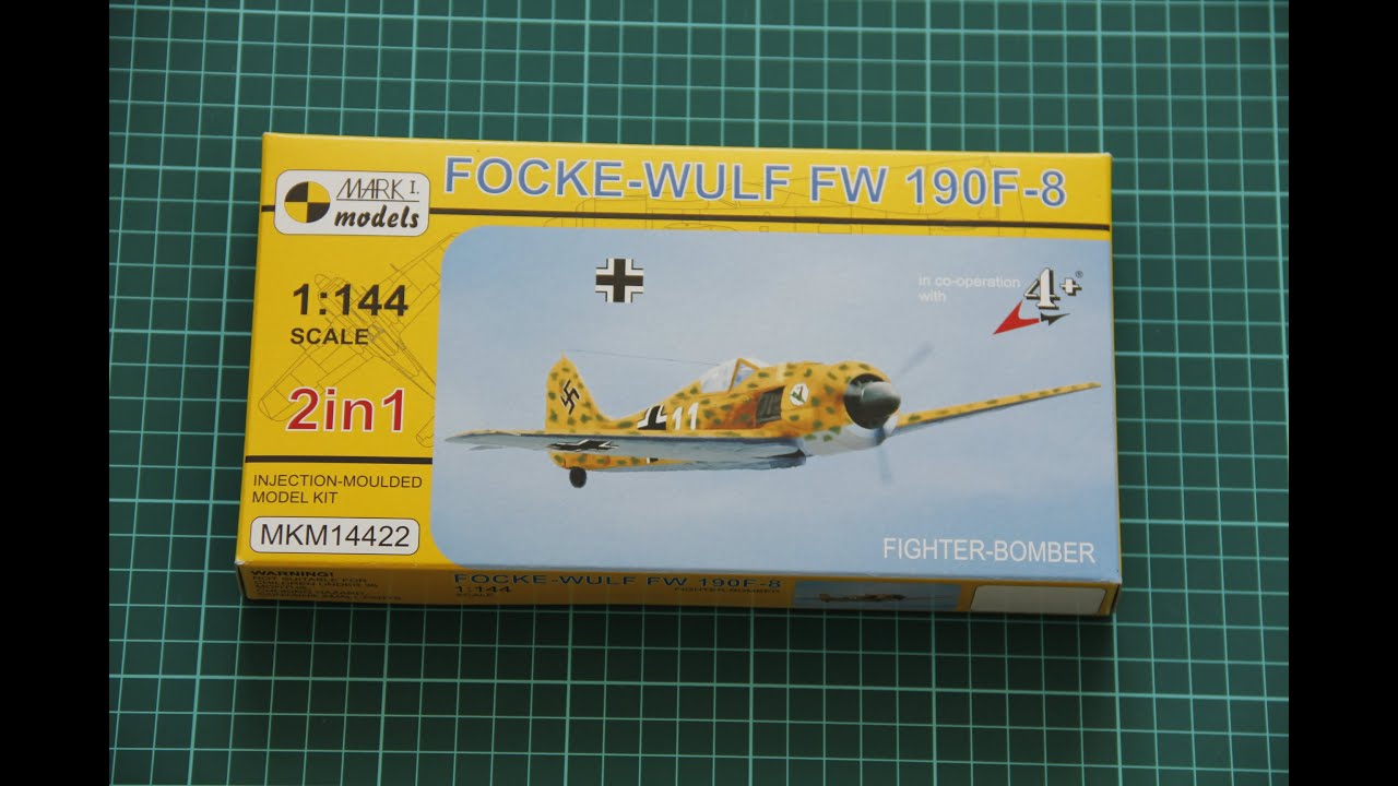 Mark I Models 1/144 Fw 190F-8 2in1 (MKM14422) - YouTube