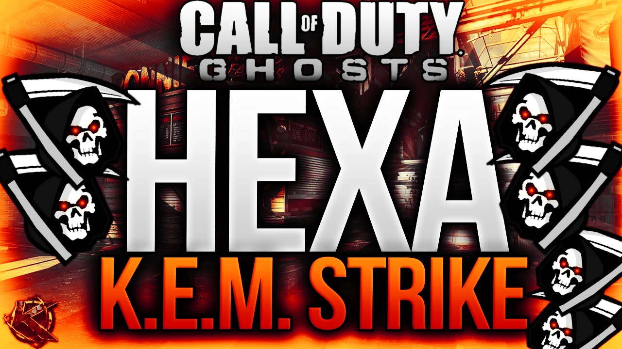 HEXA KEM STRIKE GAMEPLAY! (COD Ghosts 6 KEM Strikes in 1 Game) - YouTube