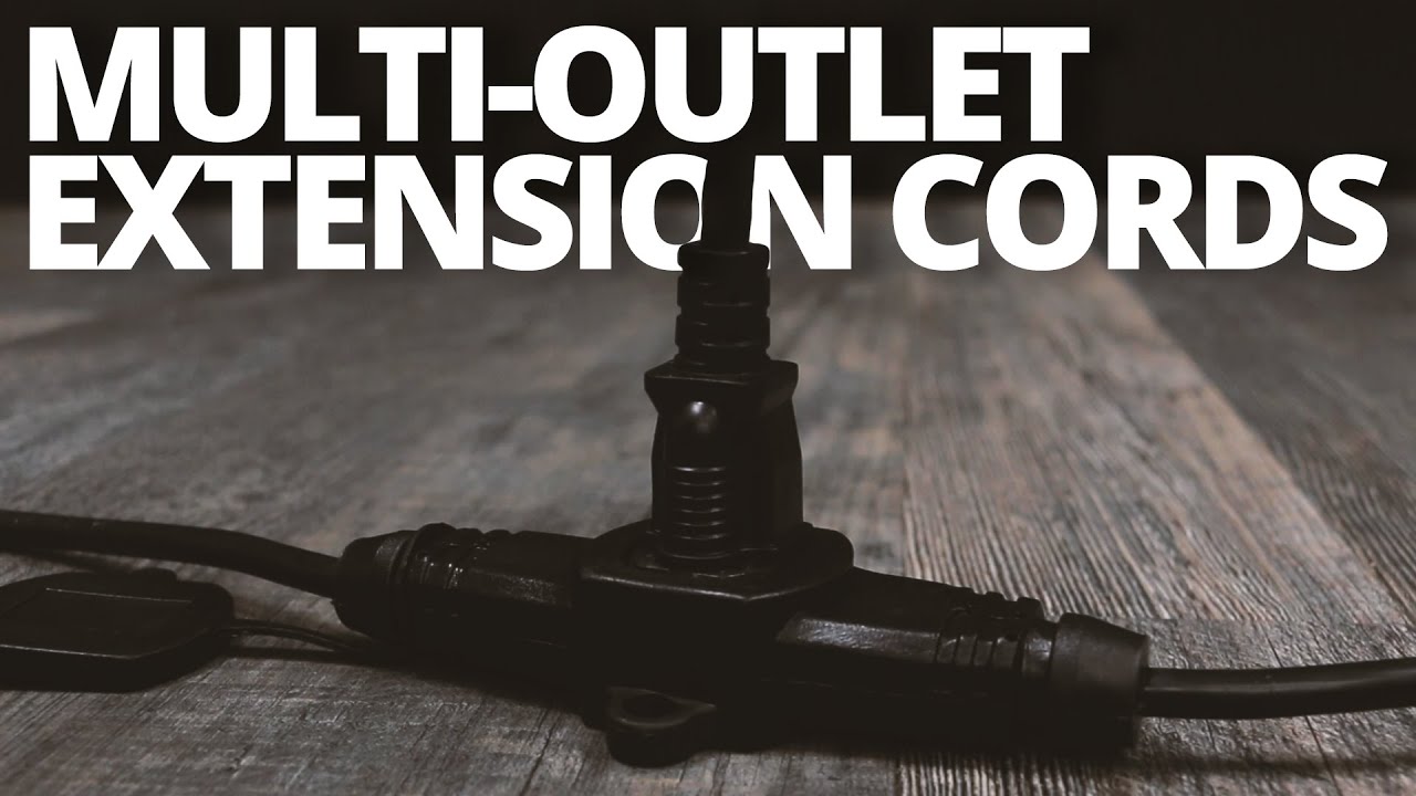 Stage Boss Multi-Outlet Extension Cables from Talent - YouTube