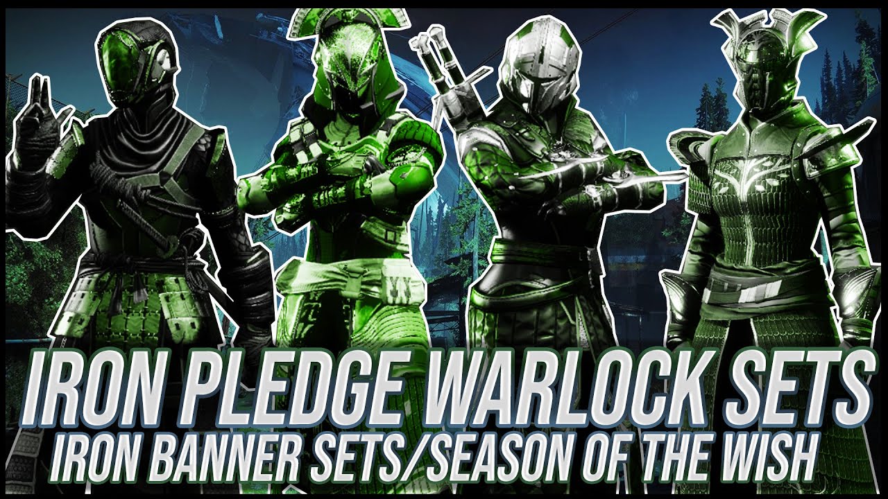 Destiny 2: Iron Pledge Warlock Sets! | Season of the Wish - YouTube