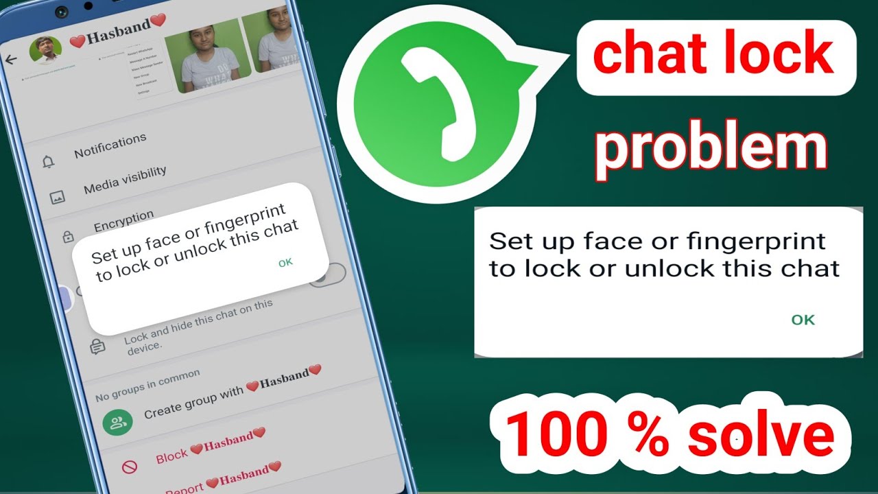 WhatsApp chat lock problem | how to fix whatsapp set up passcode to ...