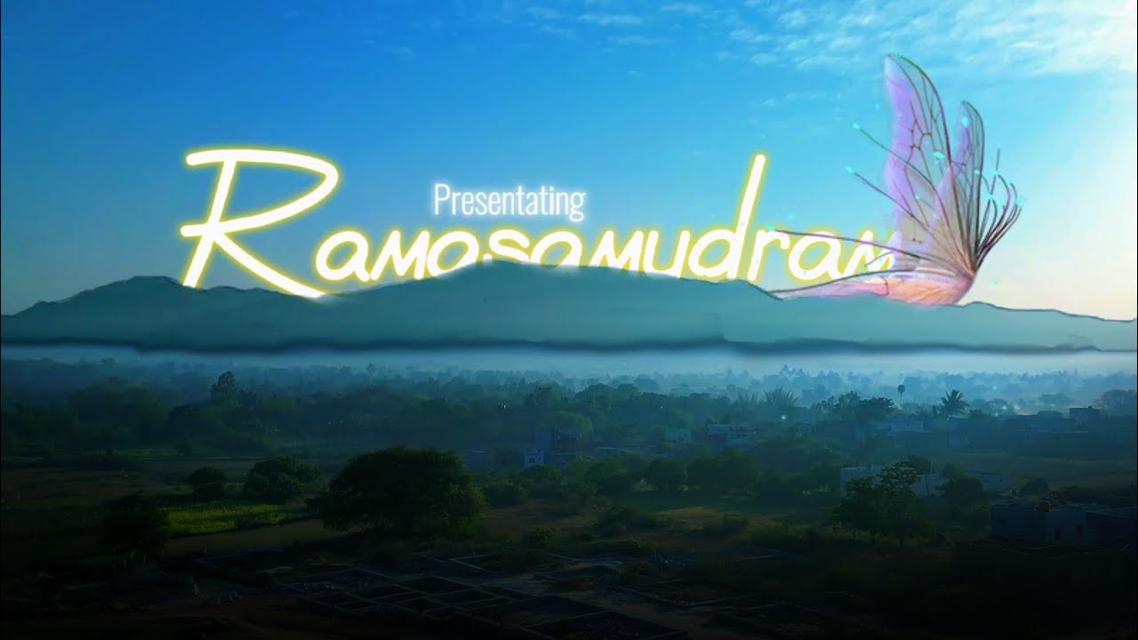 RAMASAMUDRAM 💫 || DRONE SHOTS 📹 || SURROUNDINGS || NATURE 🍃|| PIN - 517 ...