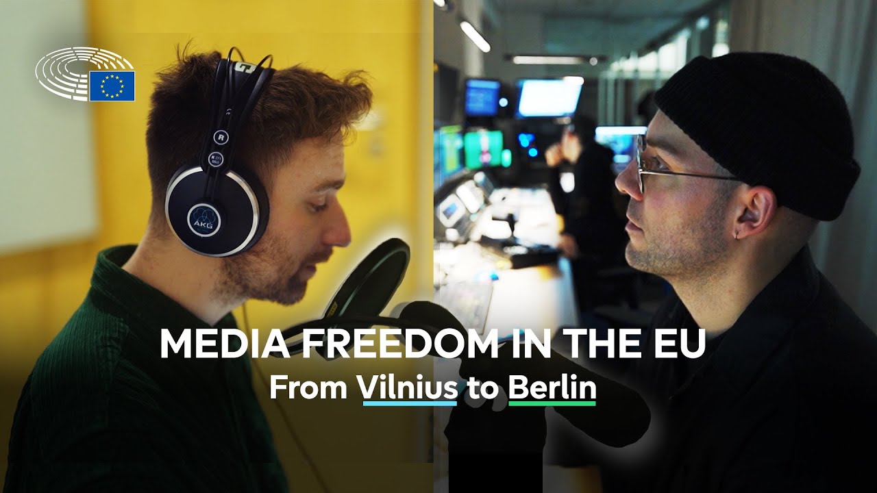 Protecting democracy through journalism: meet Lukas and Karolis - YouTube