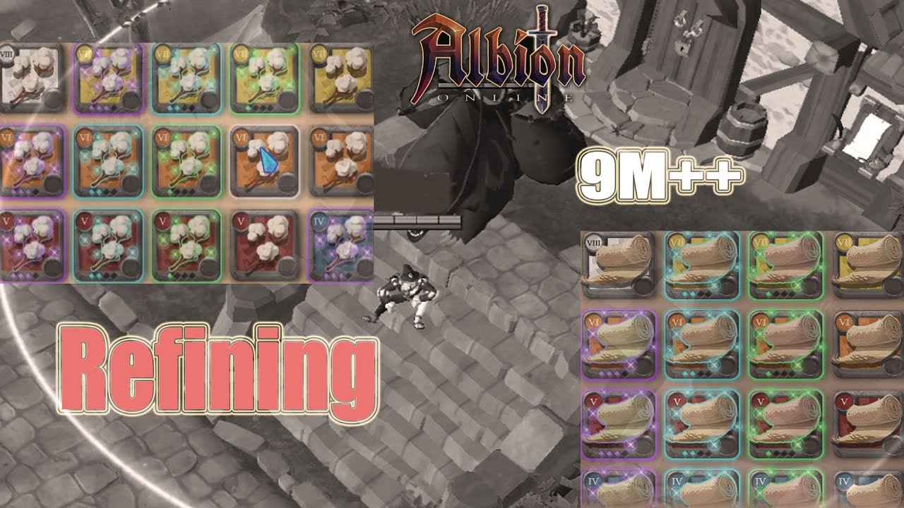 Refine hasil gather 9m++ | Money Making | Albion Online | Indonesia (#1 ...