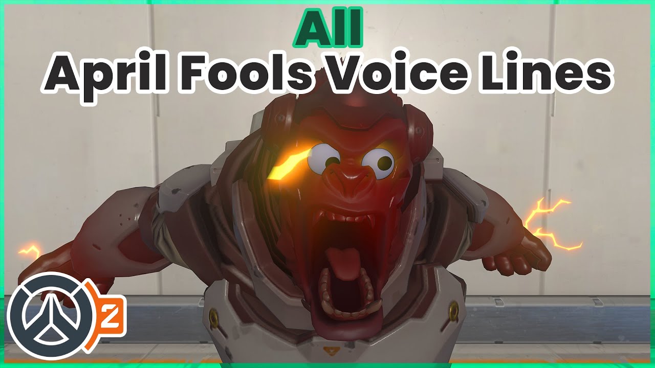 Overwatch 2 (2023) April Fools Voice Lines (Ult, Ally, Enemy, Winton ...