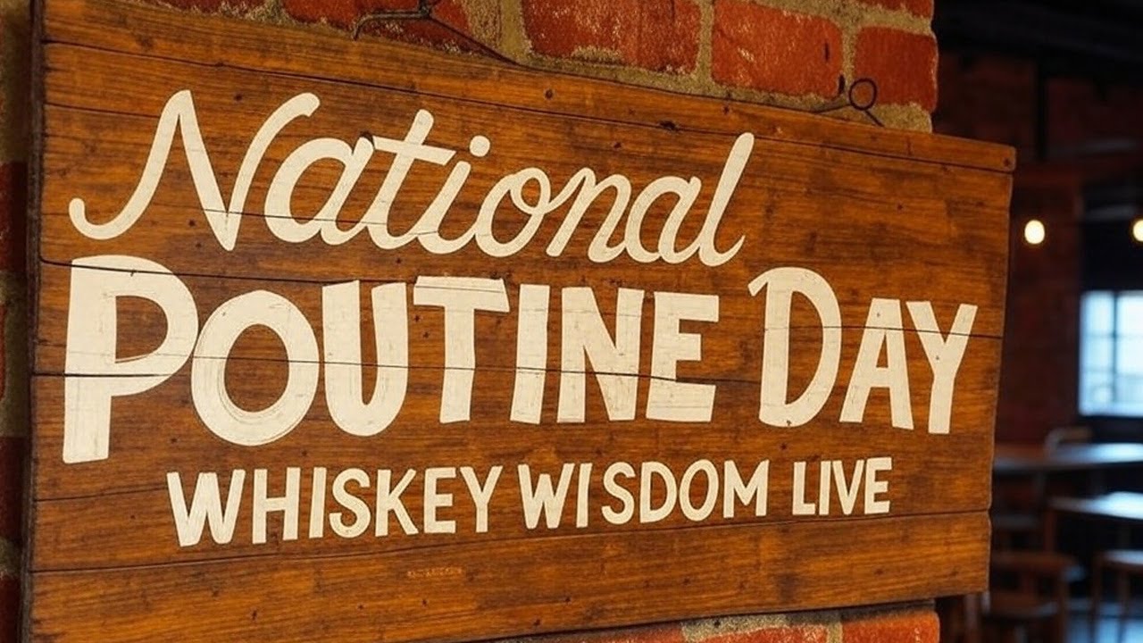 🔴Whiskey Wisdom Live: National Poutine Day - YouTube