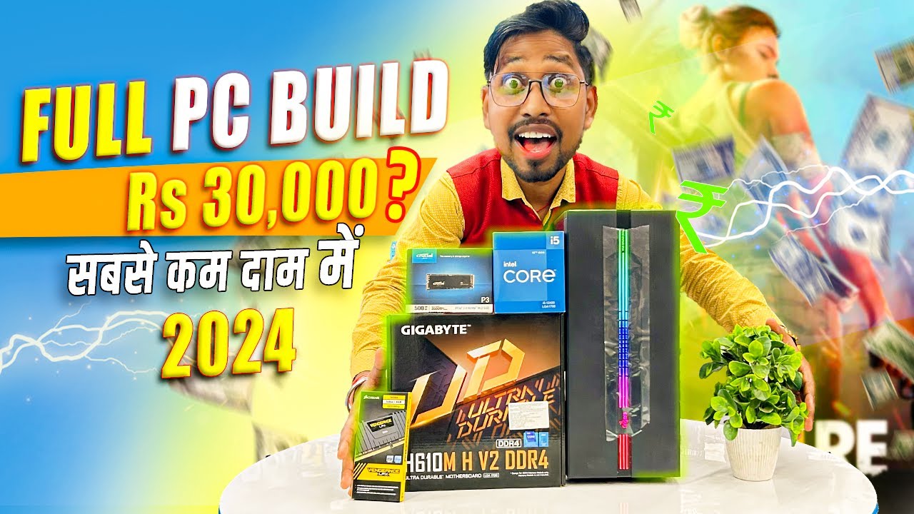 Best Budget Heavy PC Build For Multipurpose Usage💸Under 30K Gaming and ...