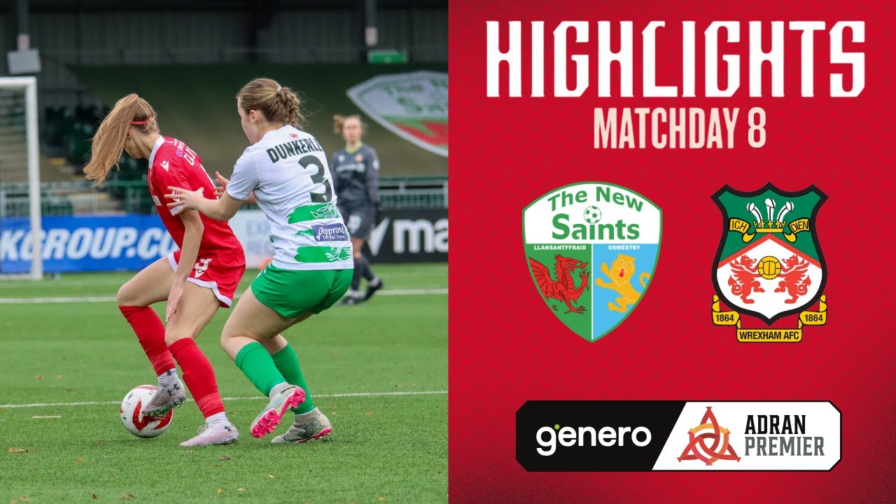 HIGHLIGHTS | TNS Women vs Wrexham AFC Women - YouTube
