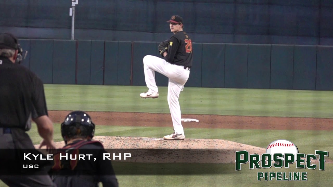 Kyle Hurt, RHP, USC, Pitching Mechanics at 240 FPS - YouTube
