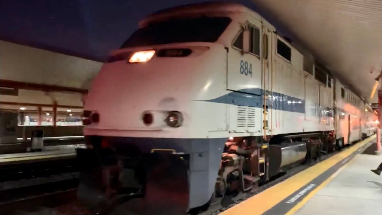 Metrolink Guardian Fleet Rotem cab car 659 powered by F59PHI 884 at Los ...
