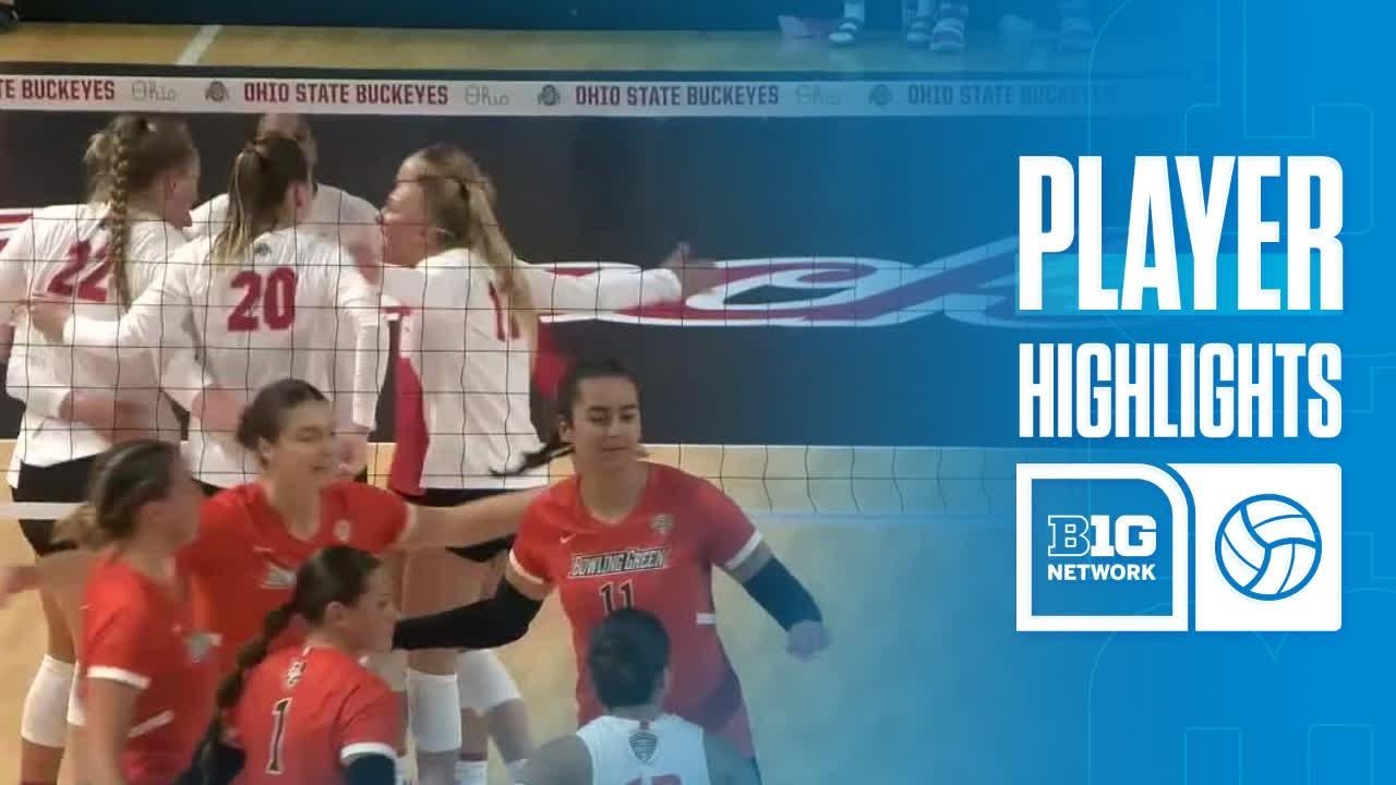 Emily Londot Highlights vs. Bowling Green | Ohio State Volleyball | 09 ...
