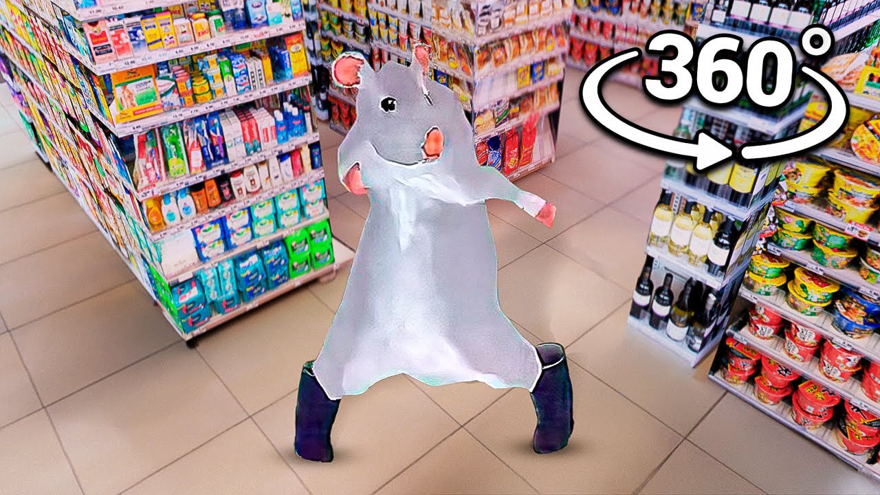 360° Rat dance appear in the Supermarket! (Chess Type Beat) - YouTube