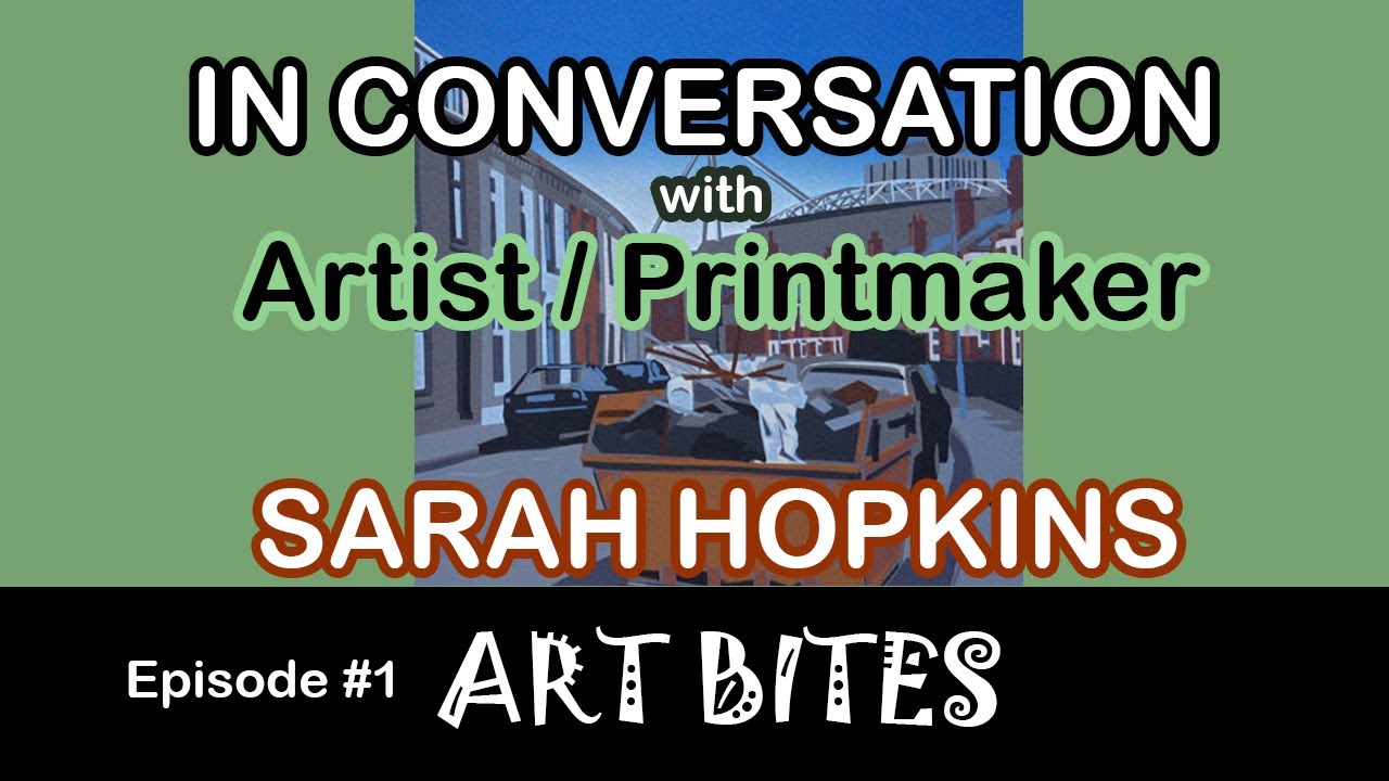 Chatting with Contemporary Printmaker Sarah Hopkins MA - YouTube