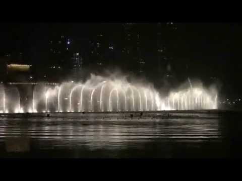 The Dubai Burj Khalafi amazing water dance-Ezel