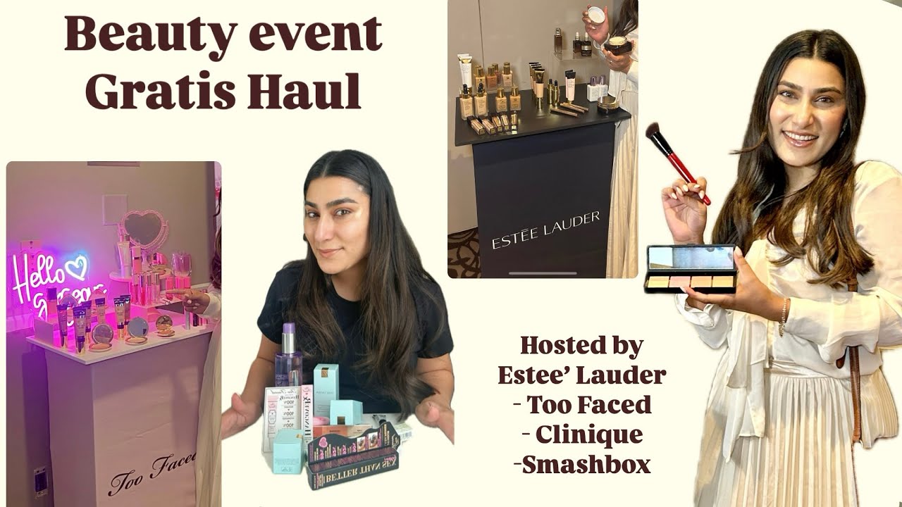 Beauty event Haul || Gratis Haul || Gifts unboxing - YouTube