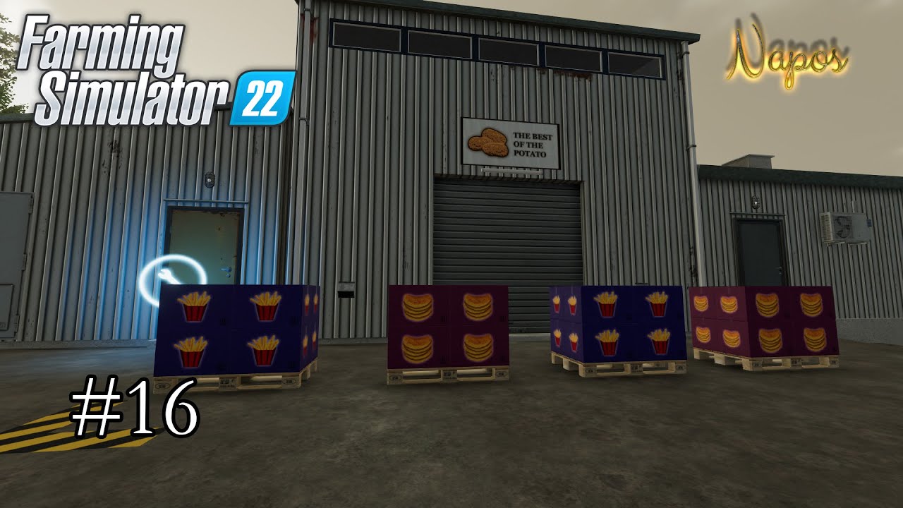 We make french fries & paprika chips 🤤 | Farming Simulator 22 Survival ...