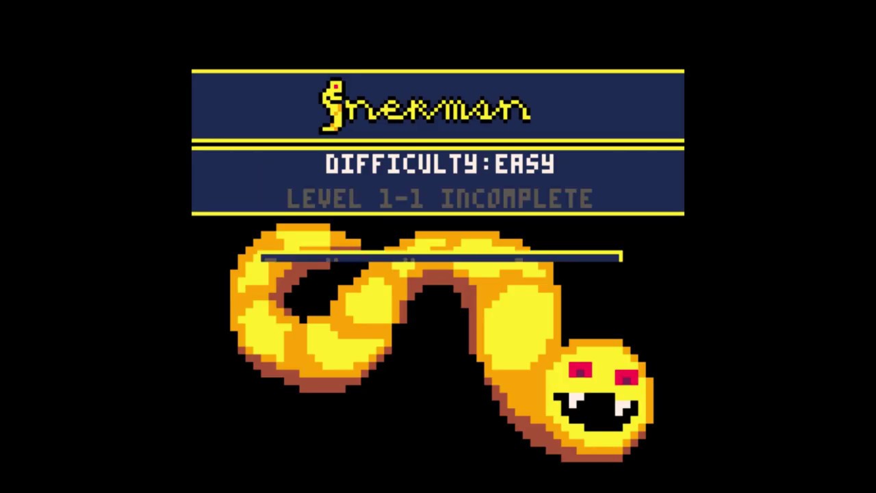 Snekman - Gameplay (when Pacman and Snake combined) - YouTube