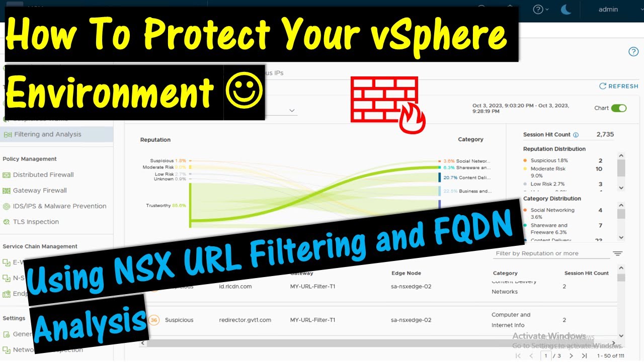 How To Protect your vSphere Environment \\ Using URL Filtering and FQDN ...
