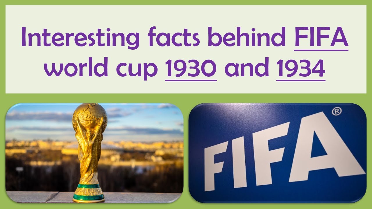 History behind first FIFA World Cup and interesting facts about 1930 ...