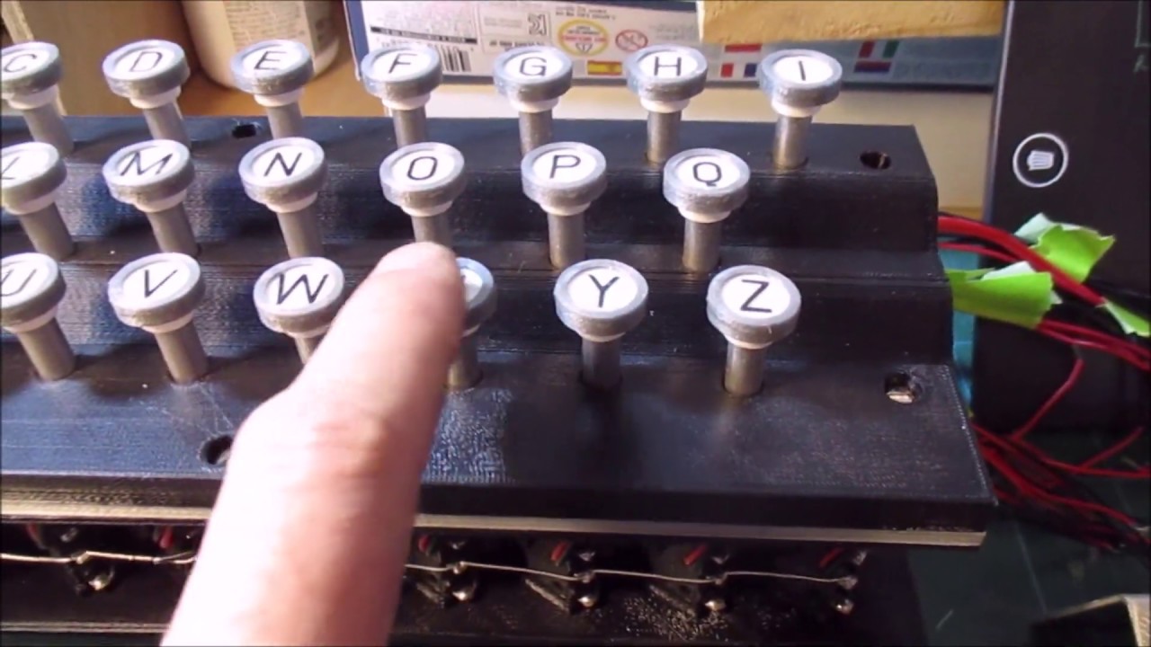 3D printed Polish Enigma update Feb 2019 - YouTube