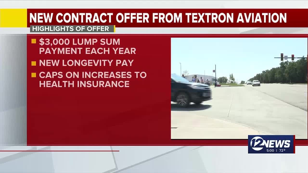 Textron Aviation presents new contract offer amid strike - YouTube