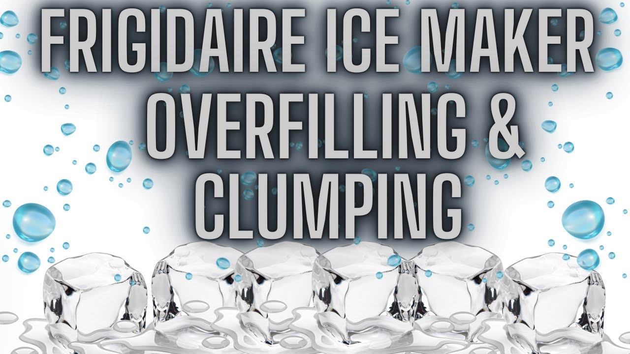 Solve the Mess! Frigidaire Ice Maker Overfill Fix & Replacement - YouTube