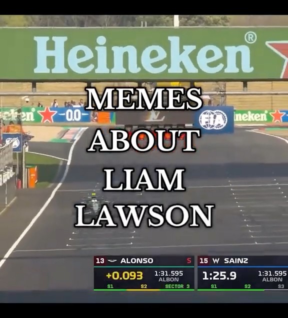 MEMES ABOUT LIAM LAWSON 🤣 l#iamlawson #f1memes #redbull #checoperez # ...