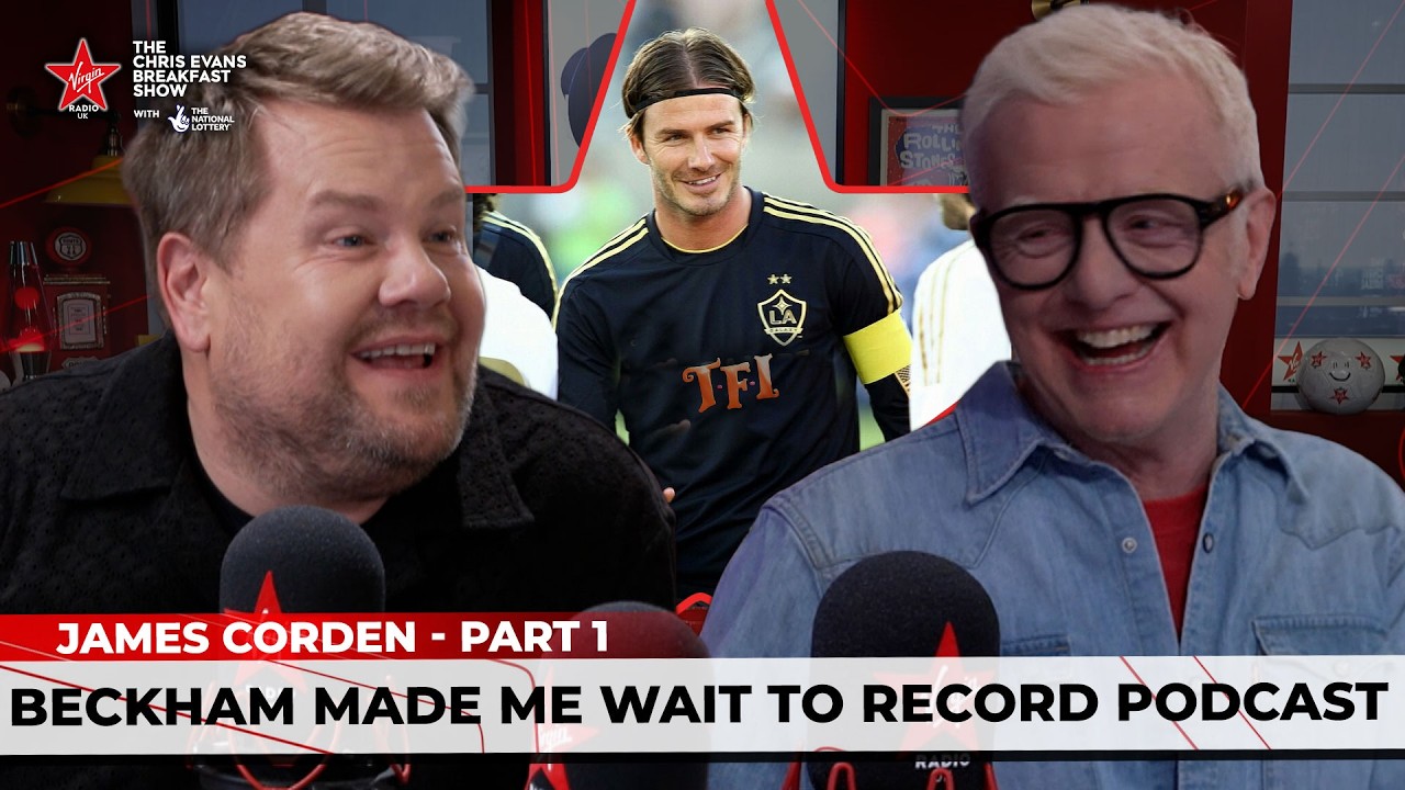 James Corden (part 1) - REVEALS 'Beckham Made me Wait to Record Podcast ...