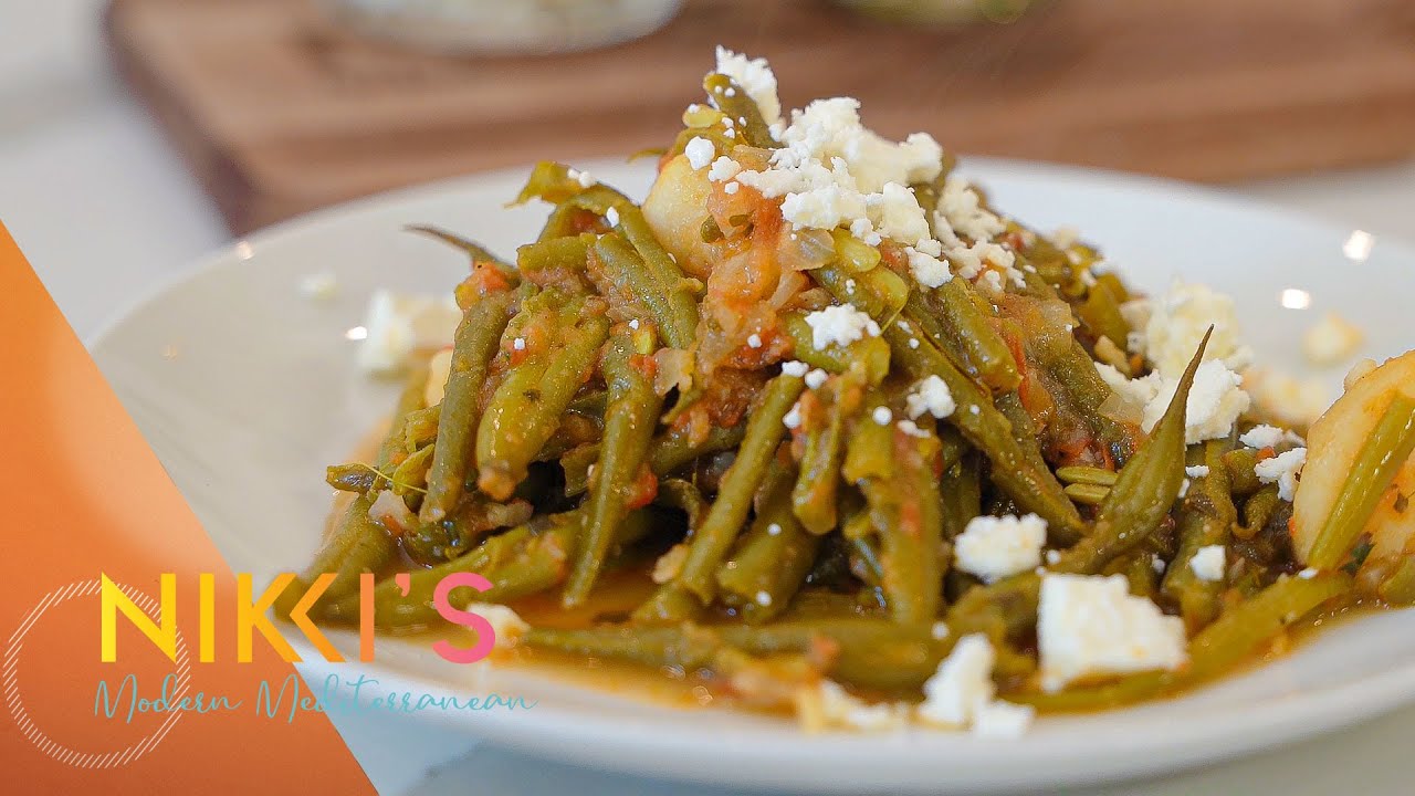 How to make easy and delicious Braised String Beans | Fasolakia - YouTube