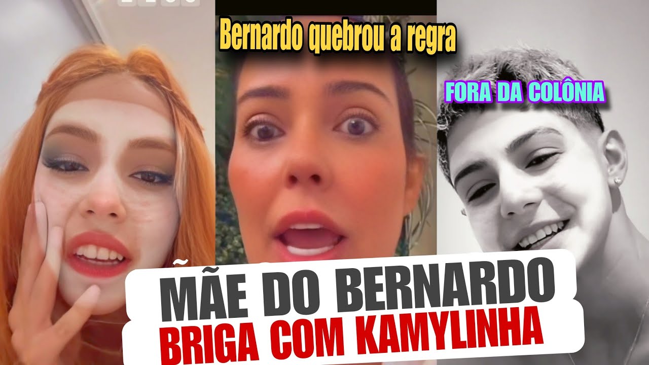 Mãe do Bernardo não gostou da tatuagem e Bernardo vai terminar com kamylinha 🫢👀 - YouTube