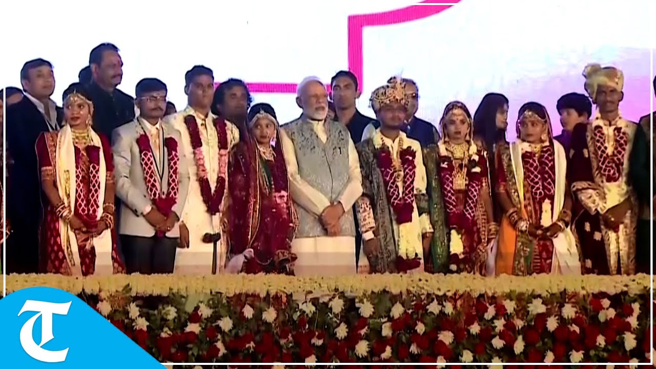 Newlywed couples express joy over PM Modi’s visit to their wedding ...