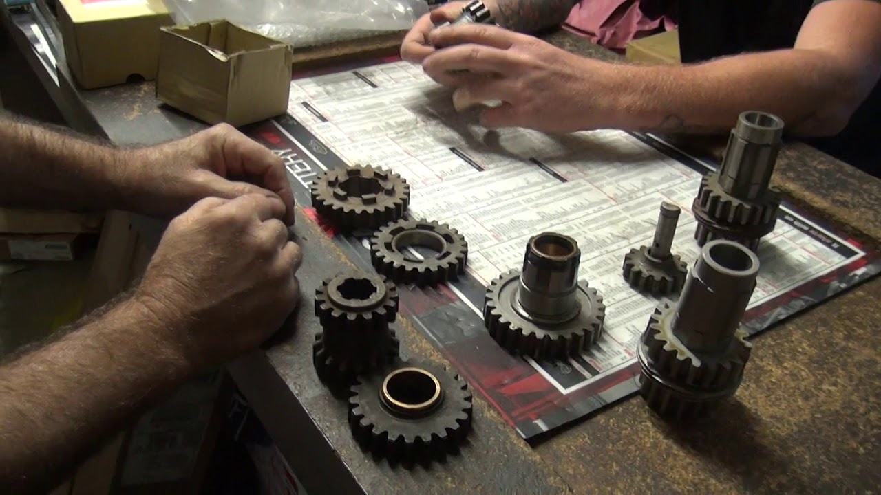 1936-1977 3 speed reverse gear set fl flh 3-rev gears harley ...