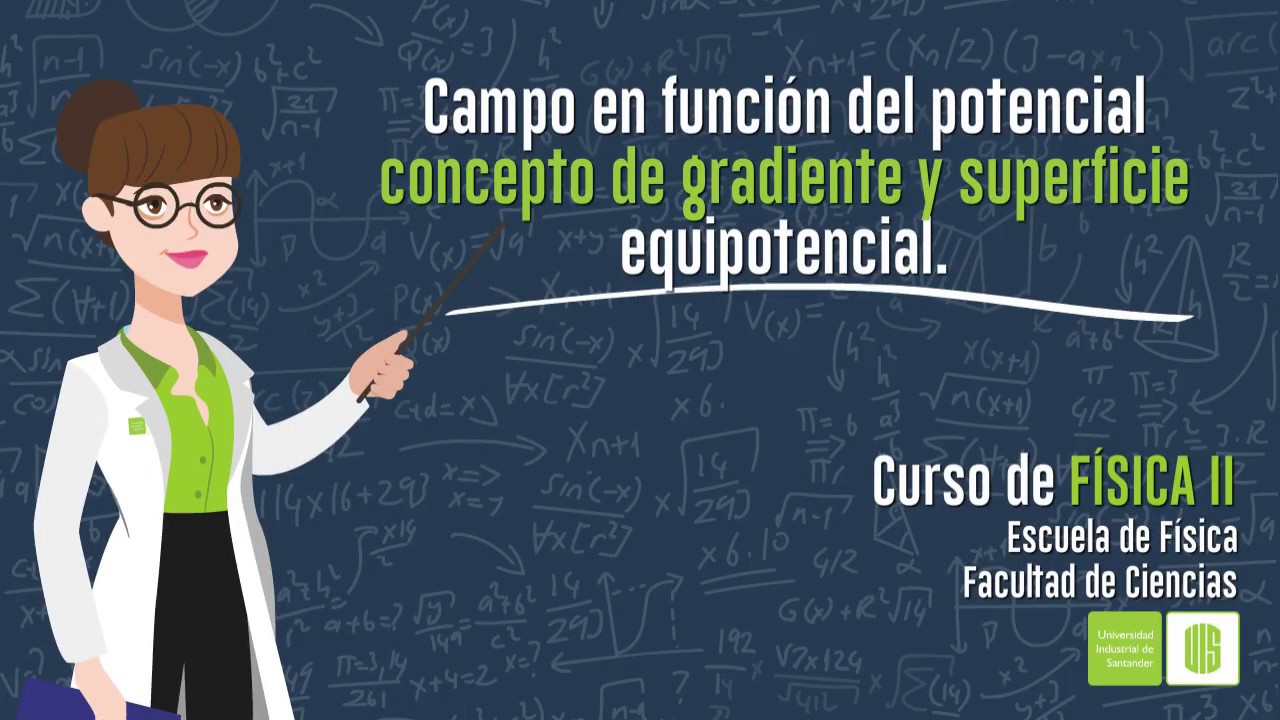 Campo en función del potencial. Gradiente. Superficies equipotenciales ...