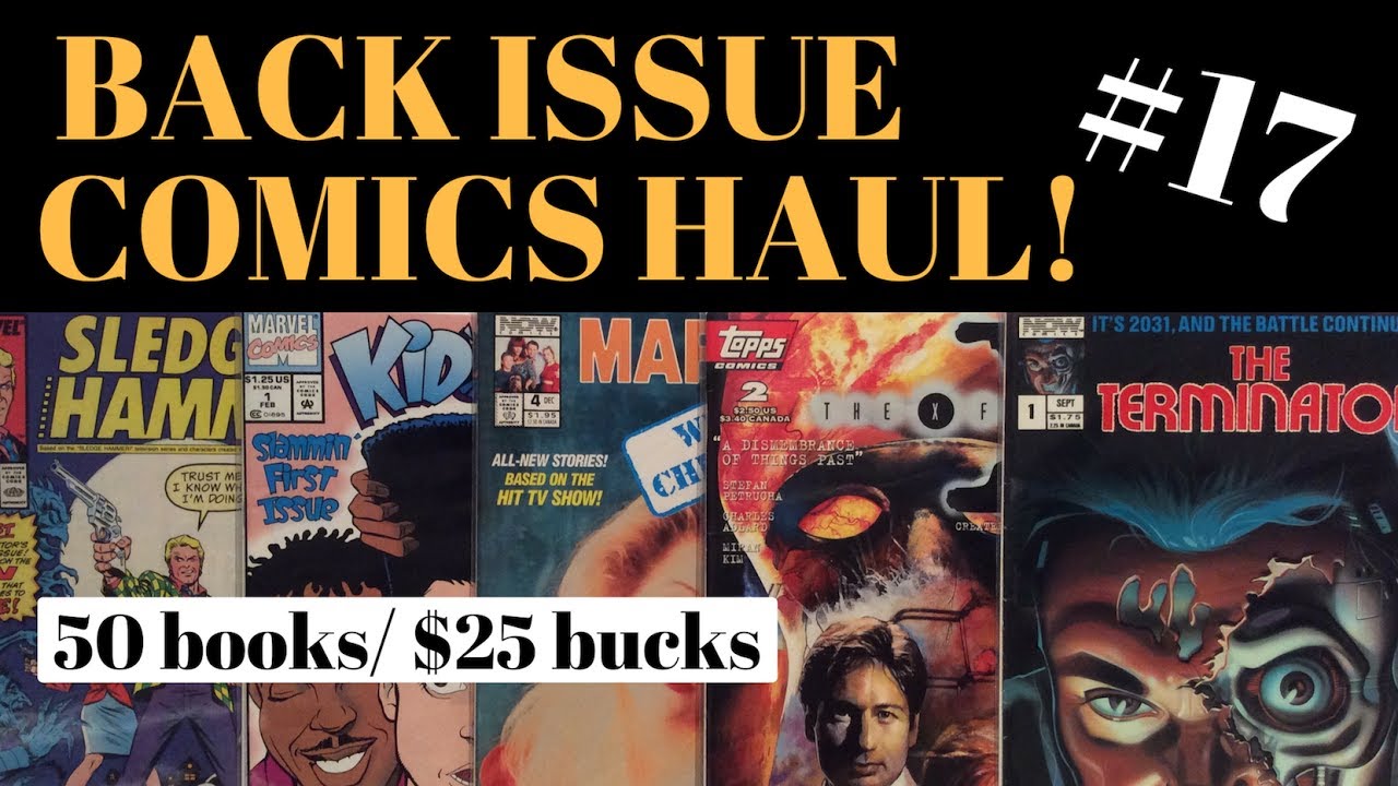 BACK ISSUE COMICS HAUL #17 - (50 GREAT BOOKS for 25 BUCKS!!) - YouTube