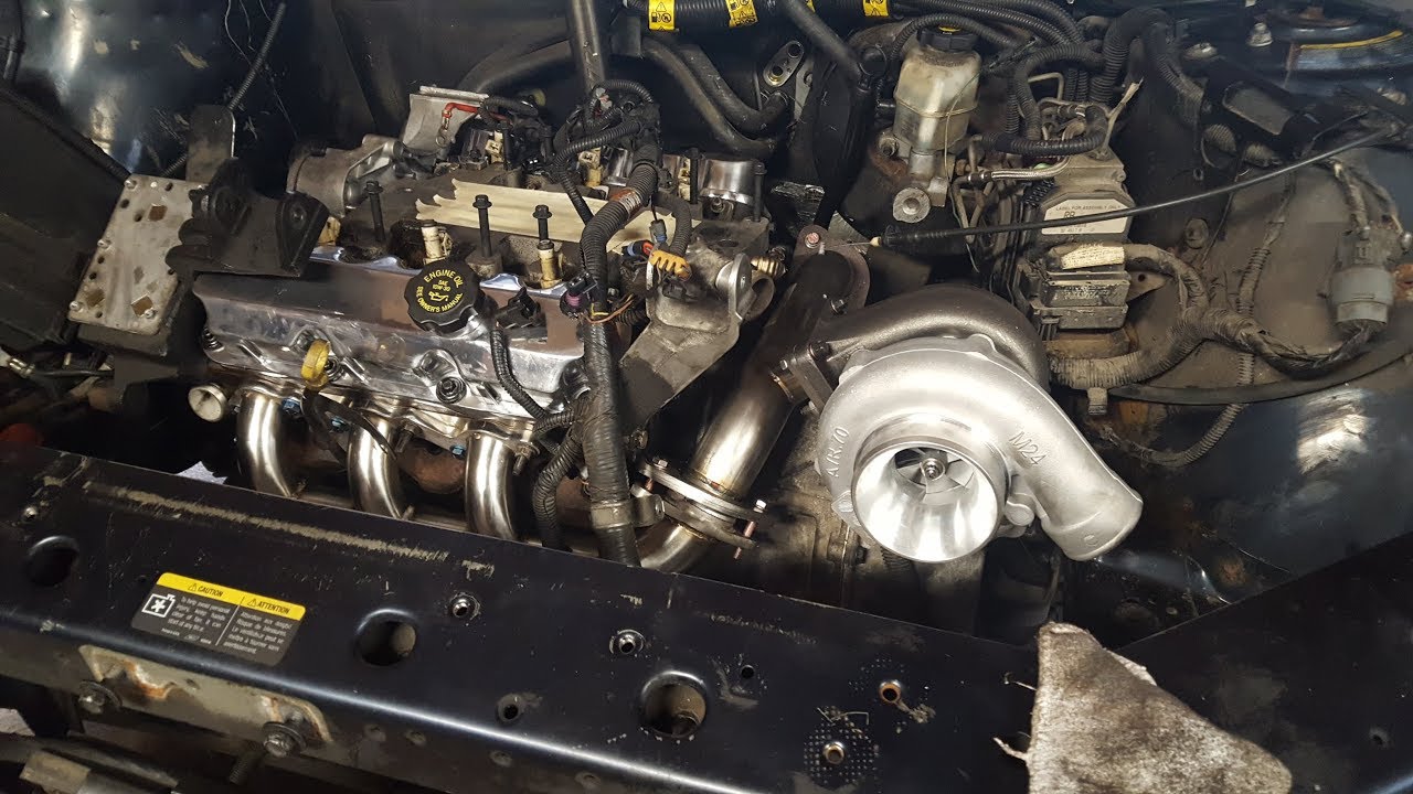 3800 turbo project almost ready to fire up!! - YouTube